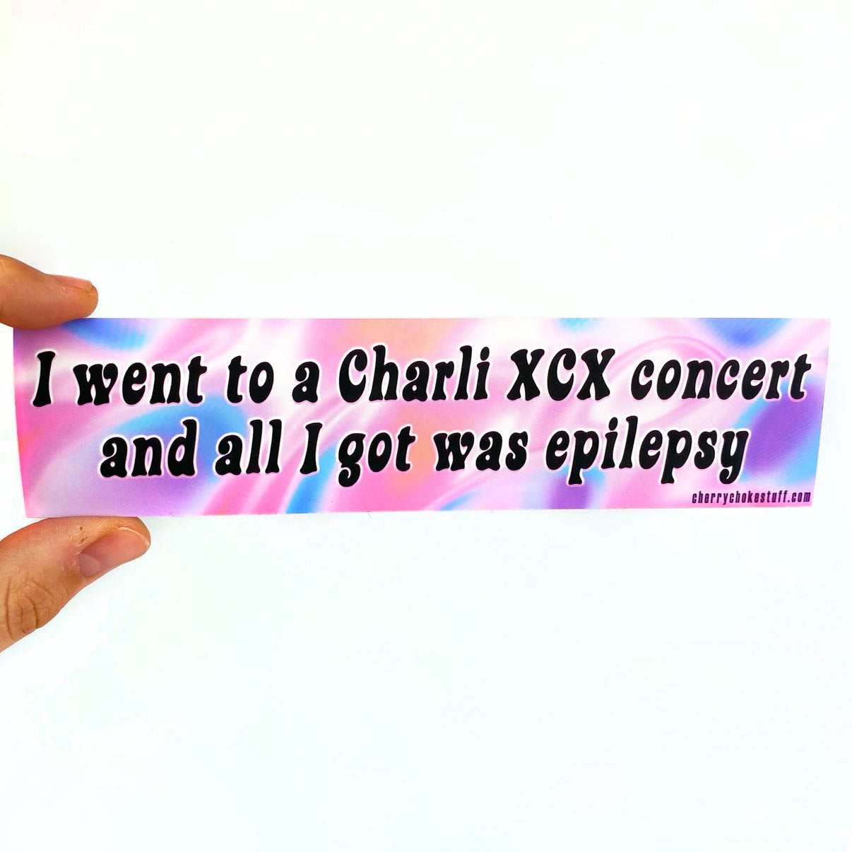 Charli XCX Bumper Sticker - Cherrychoke – CHERRYCHOKE